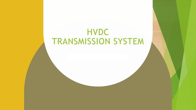 HVDC transmission system and its components | PPTX | Computer Networking | Computing
