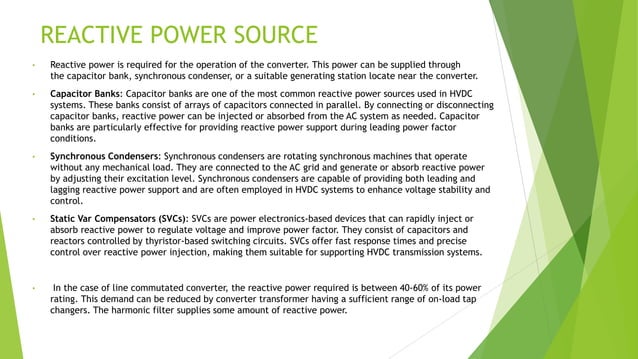 Hvdc Transmission System And Its Components Pptx Computer Networking Computing