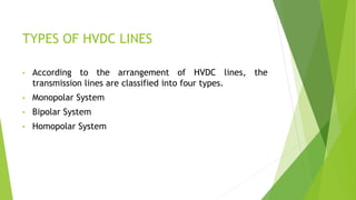HVDC transmission system and its components | PPTX