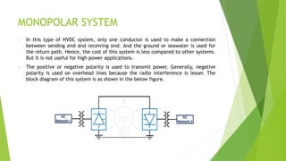 HVDC transmission system and its components | PPTX