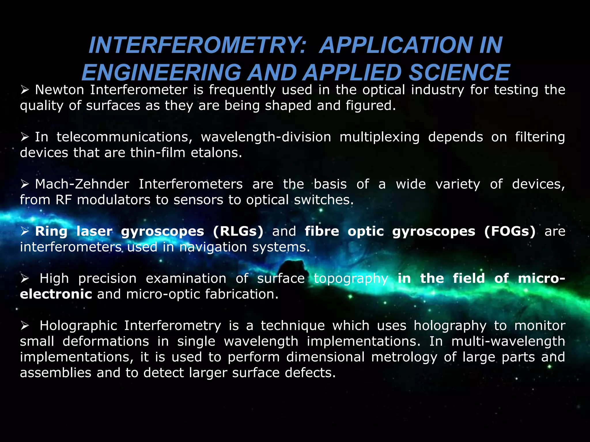 Interferometer: An insight in Gravitational Waves | PPTX | Physics | Science