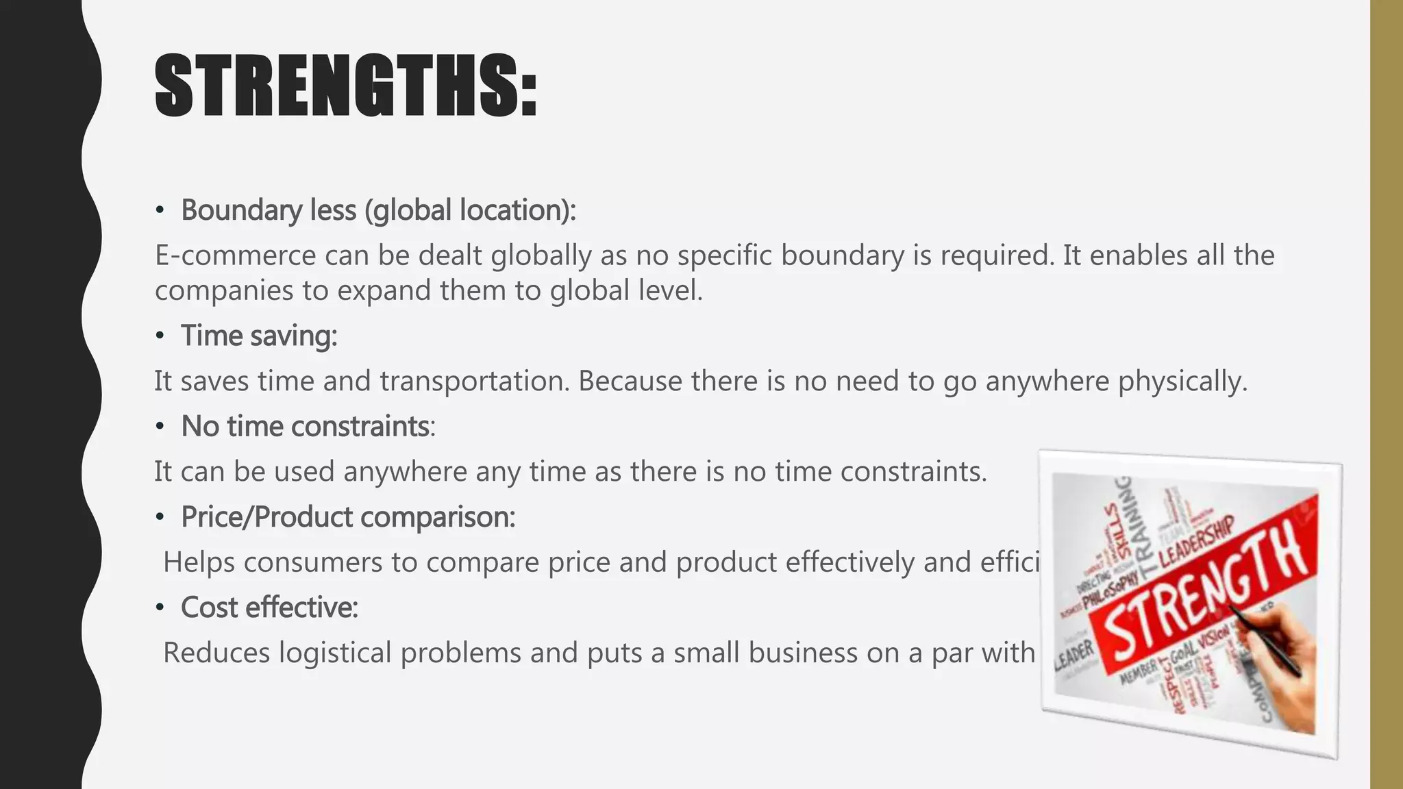 E-Commerce Swot Analysis | PPTX