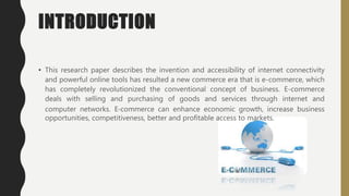 E-Commerce Swot Analysis | PPTX