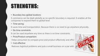 E-Commerce Swot Analysis | PPTX