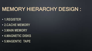Advance computer architecture | PPT