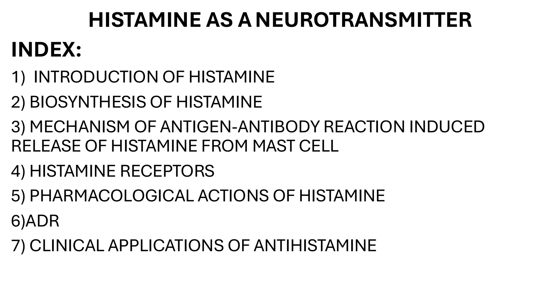 Presentation (18).hemant best ppt on histamine serotonin and dopamine | PDF