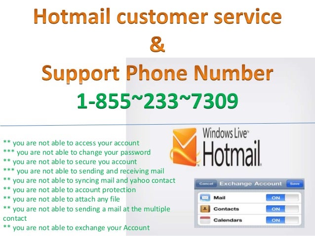 1.855.233.7309 Hotmail customer service phone number