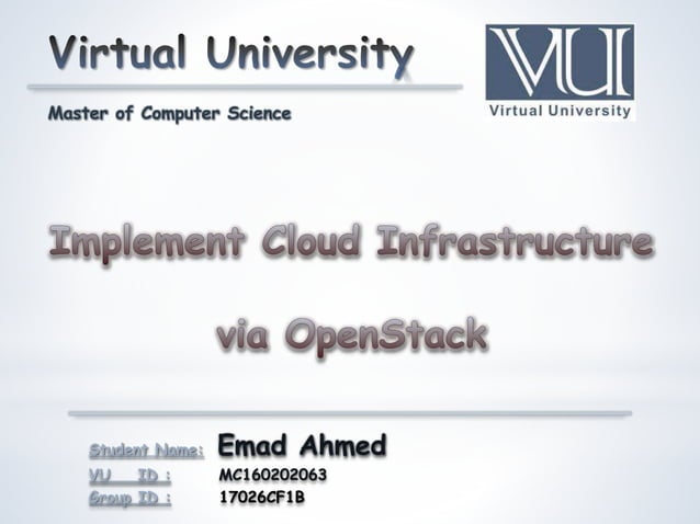 Openstack Icehouse IaaS Presentation | PPT | Free download