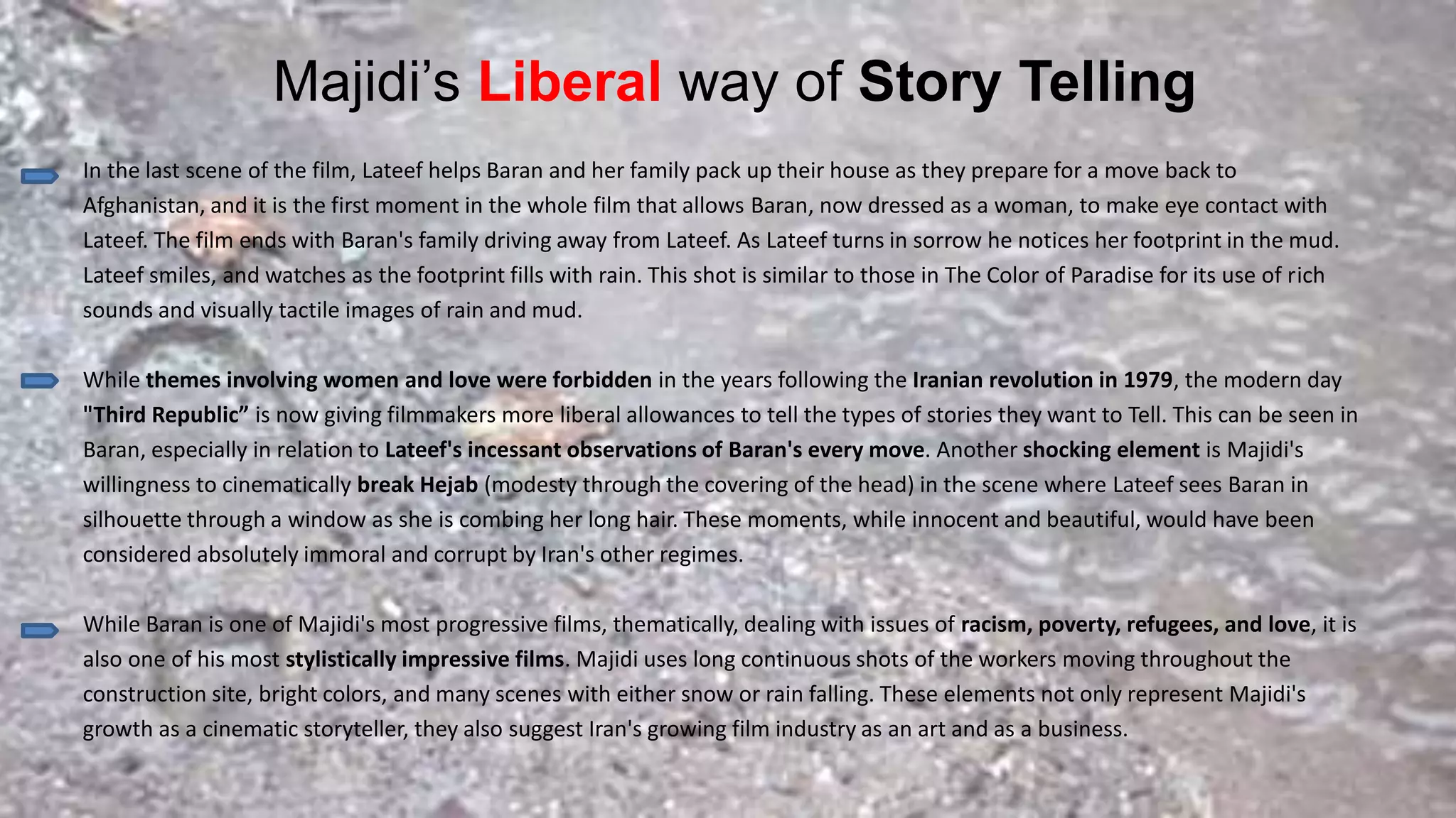 Majid Majidi and the Iranian Cinema | PPT