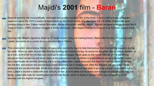 Majid Majidi and the Iranian Cinema | PPT