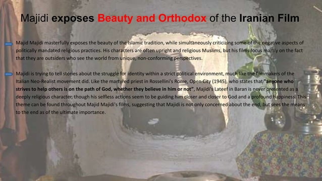 Majid Majidi and the Iranian Cinema | PPT