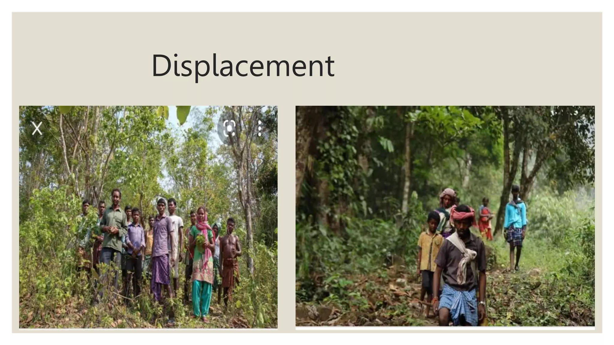 Displacement Causes For Making Of A Dampresentation 19 Pptx