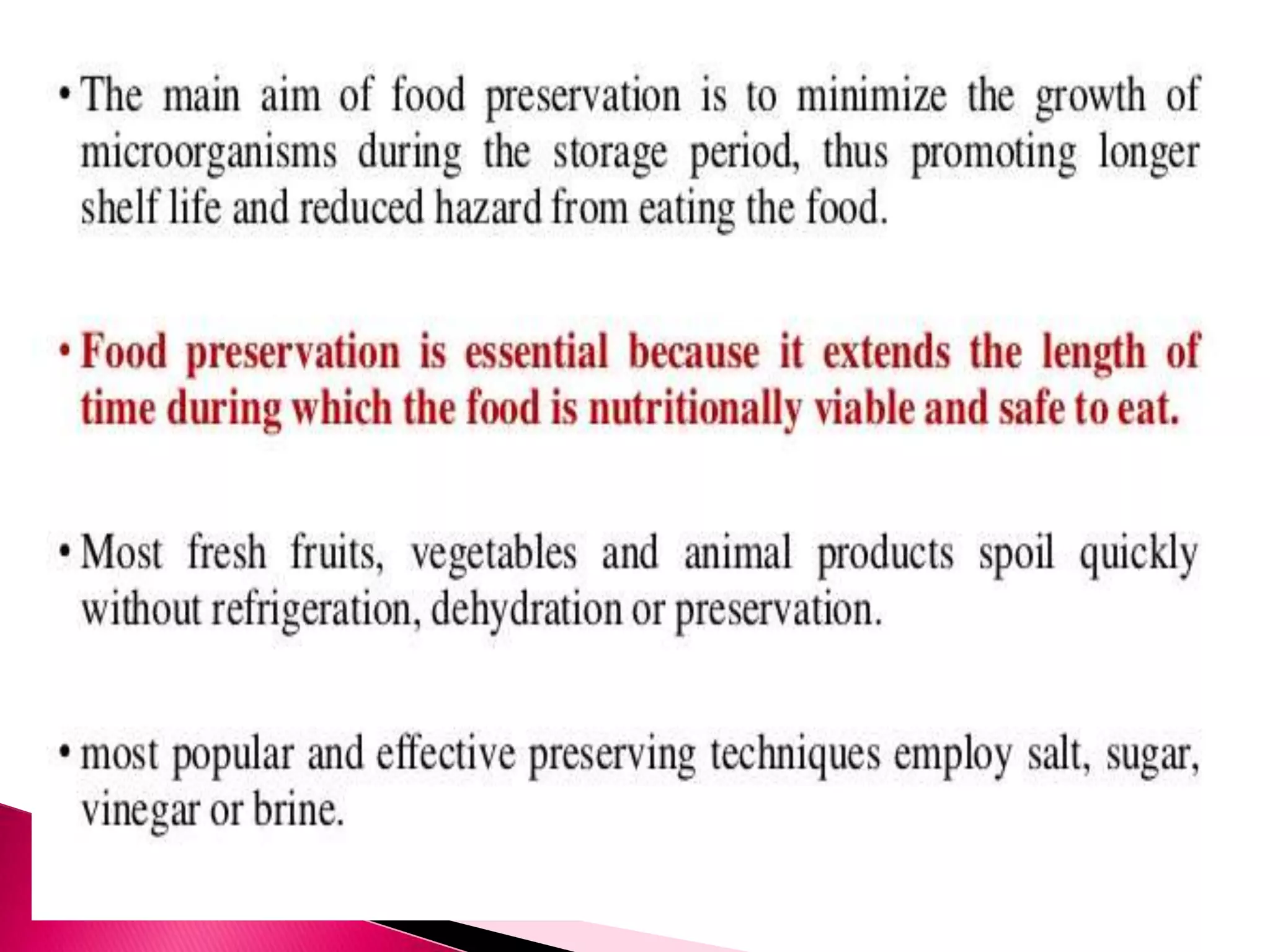 food processing and food preservation | PPTX