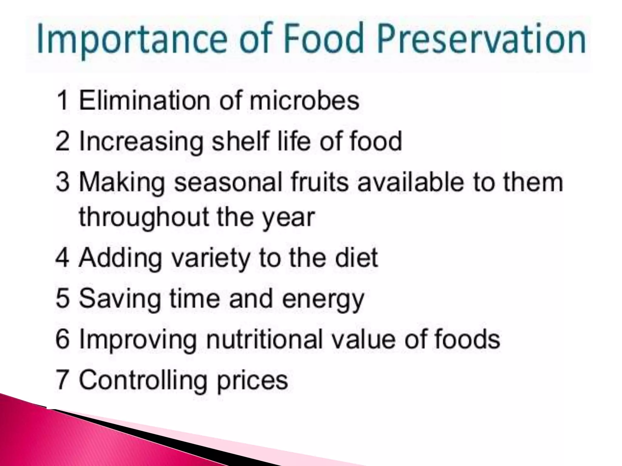 food processing and food preservation | PPTX