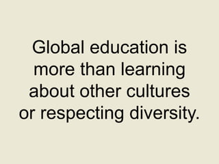 Global Education Presentation | PPTX
