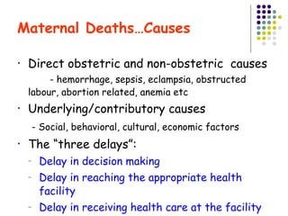 Maternal death Review- national perspective-wb-2011 | PPT