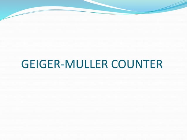 gm counter | PPT