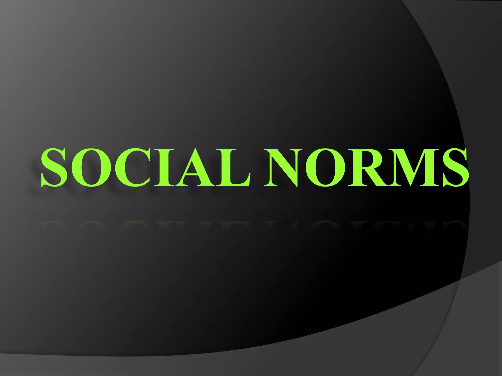 social norm | PPTX