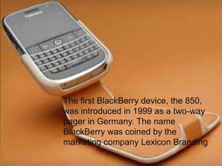 blackberry Presentation | PPTX