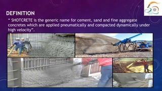 presentation on shotcrete technology | PPTX