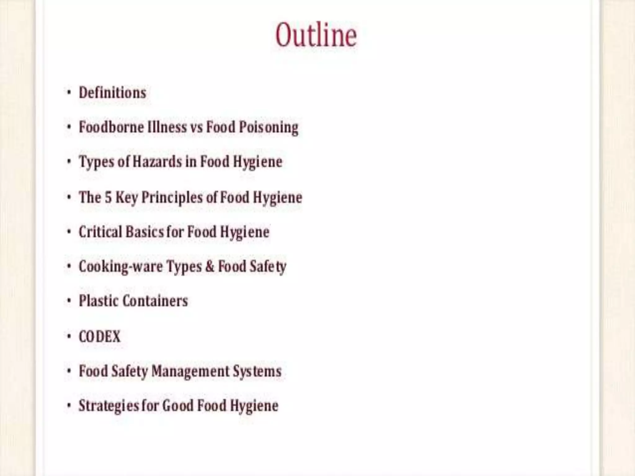 FOOD SAFETY AND MANAGEMENT- BY Dr. Shweta Gupta | PPT