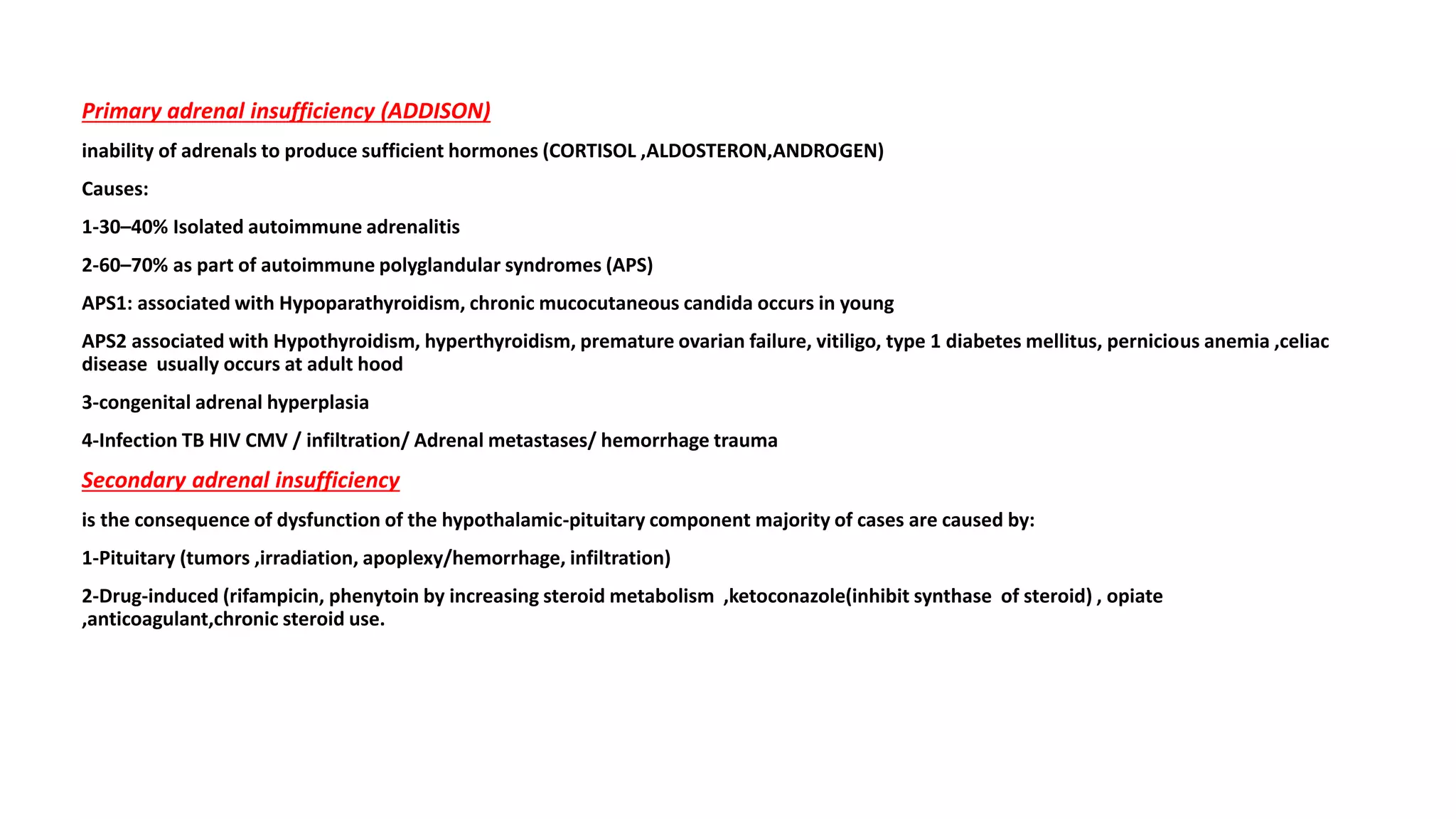 addison disease | PPTX