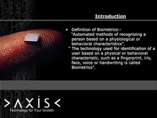 Presentation Automated Fingerprint Identification System | PPTX
