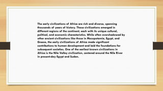Comprehensive Overview of African Studies | PPTX