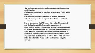 Comprehensive Overview of African Studies | PPTX