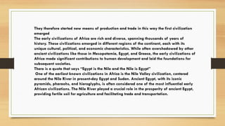 Comprehensive Overview of African Studies | PPTX