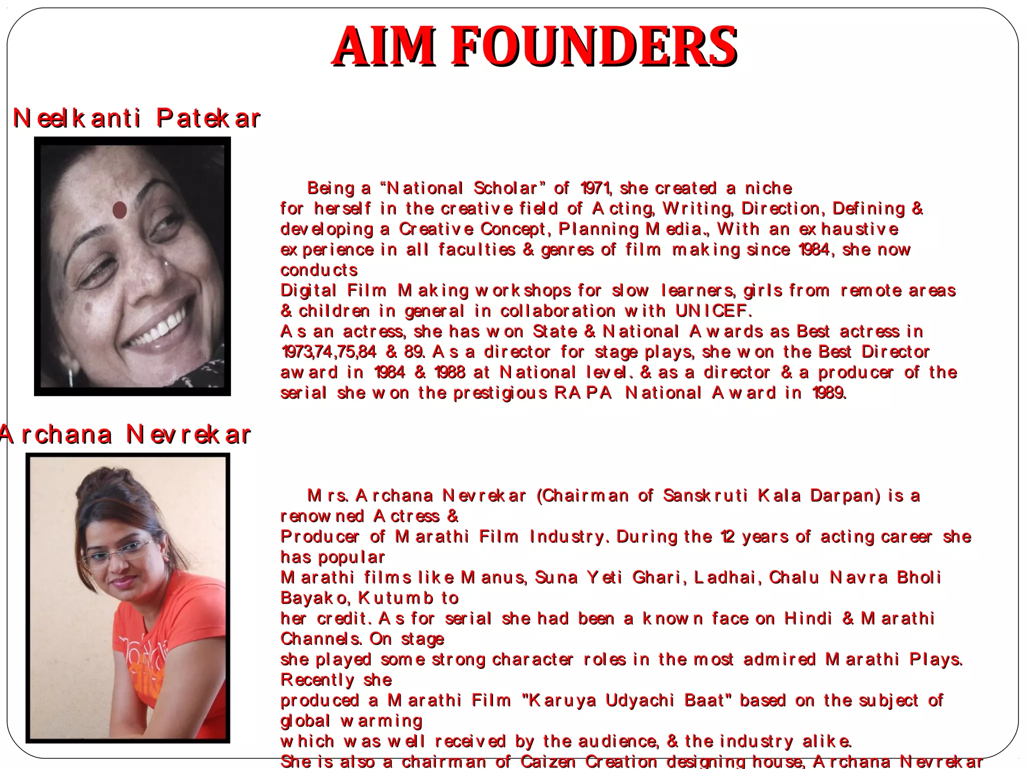 AIM Presentation | PPT