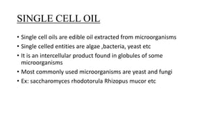 SINGLE CELL PROTEIN | PPTX