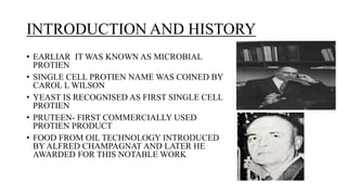SINGLE CELL PROTEIN | PPTX
