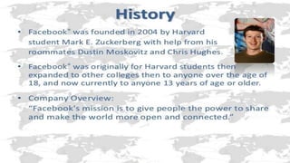 FACEBOOK presentation | PPT