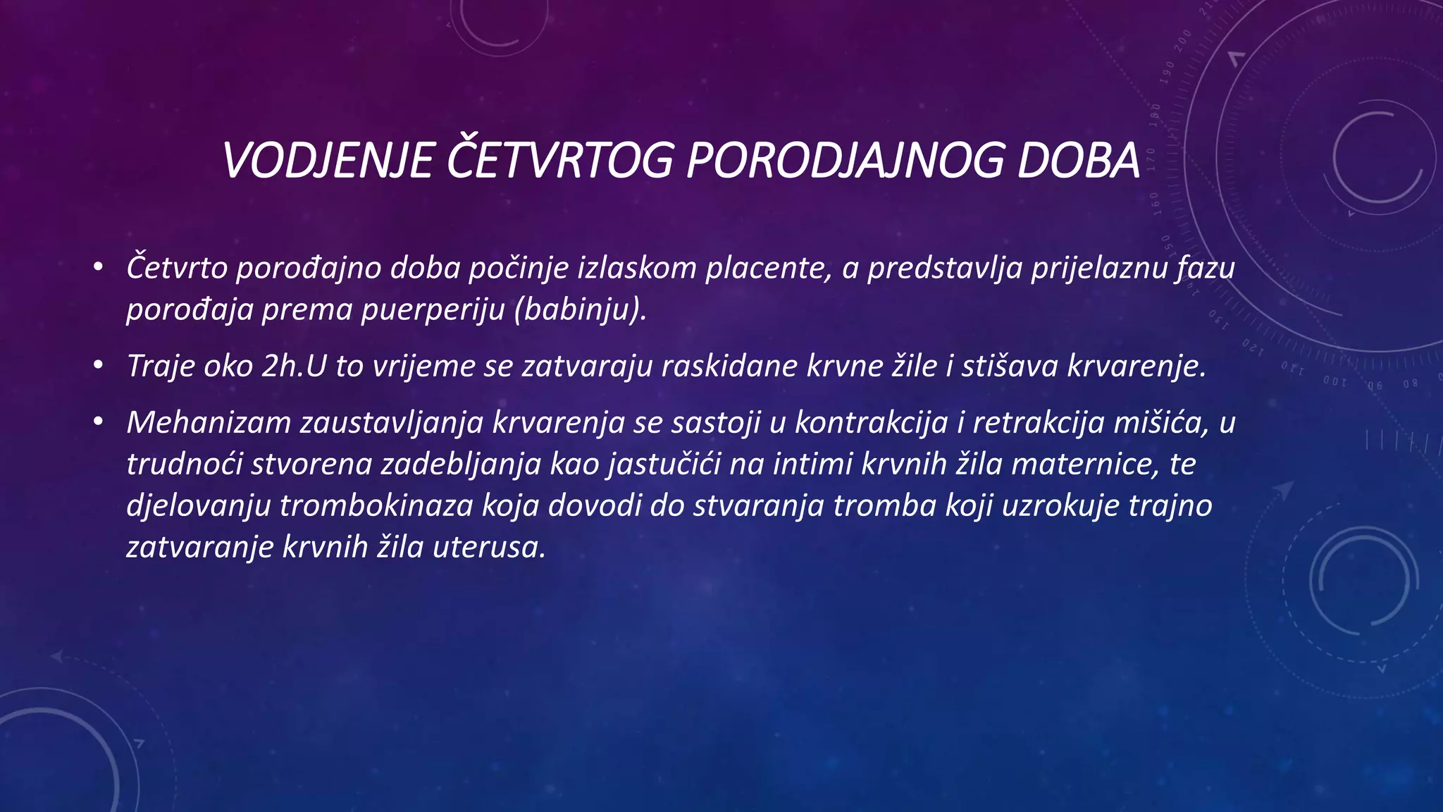 Cetvrto porodjajno doba | PPTX
