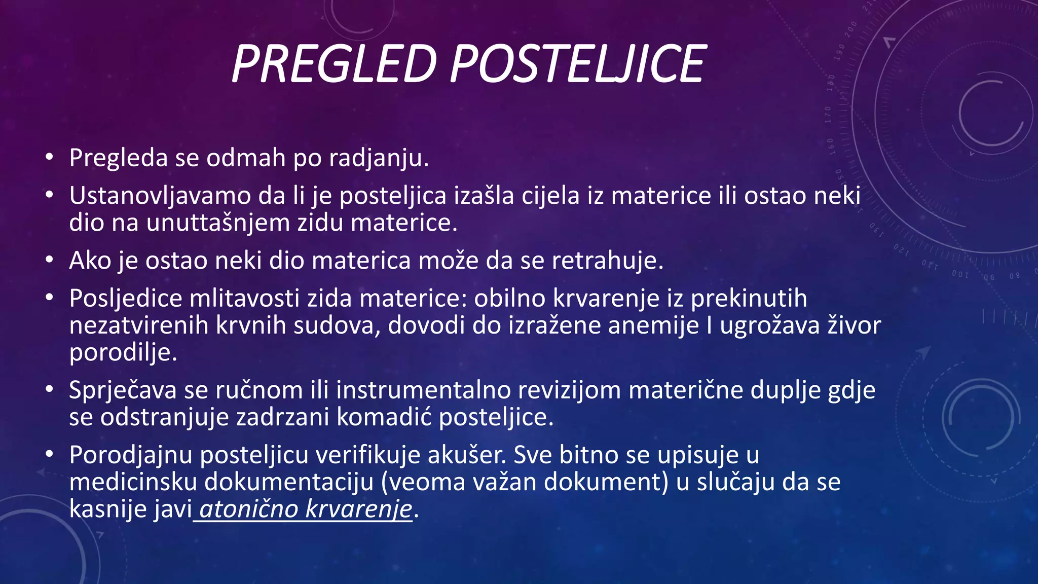 Cetvrto porodjajno doba | PPTX