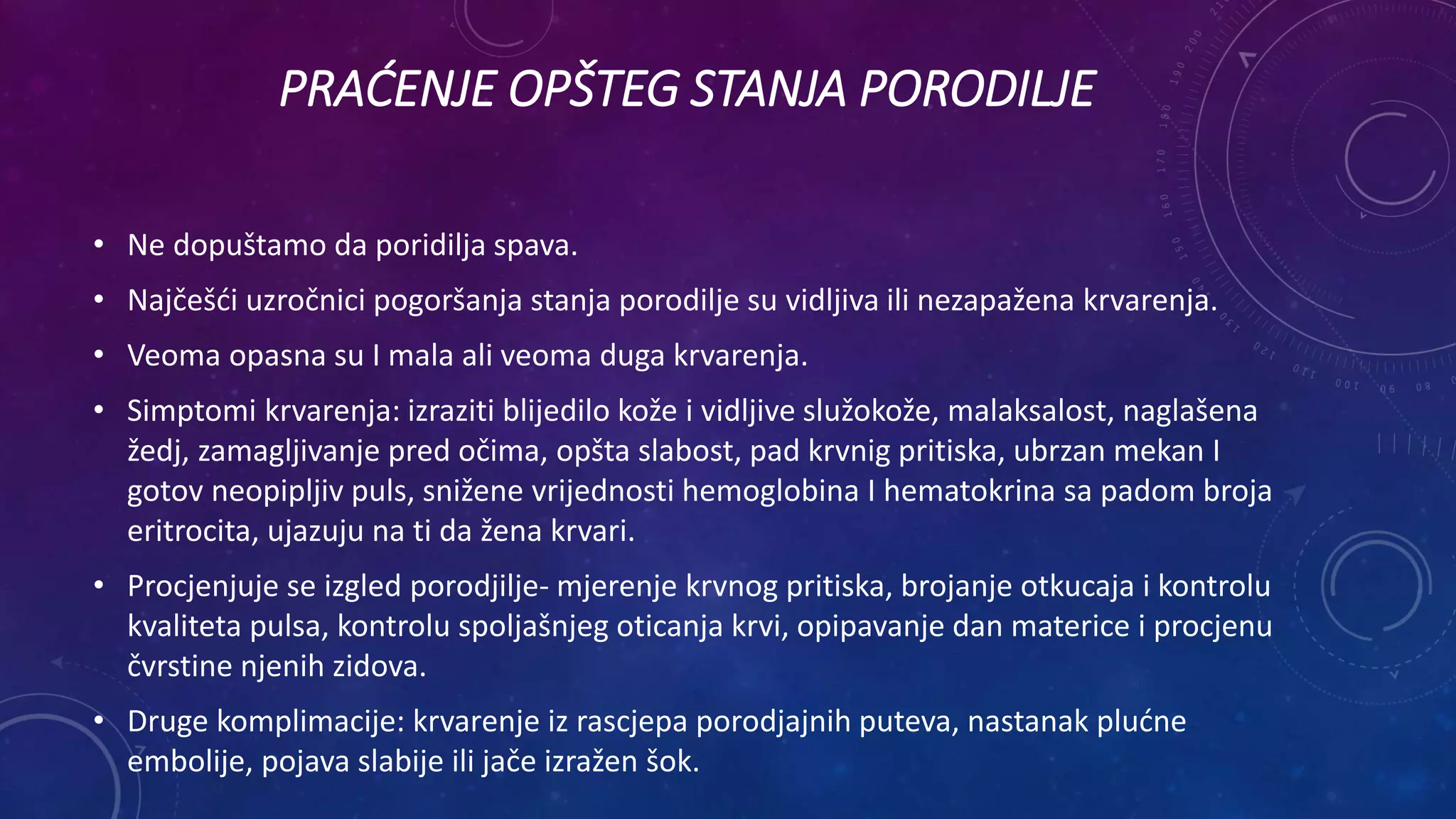 Cetvrto porodjajno doba | PPTX