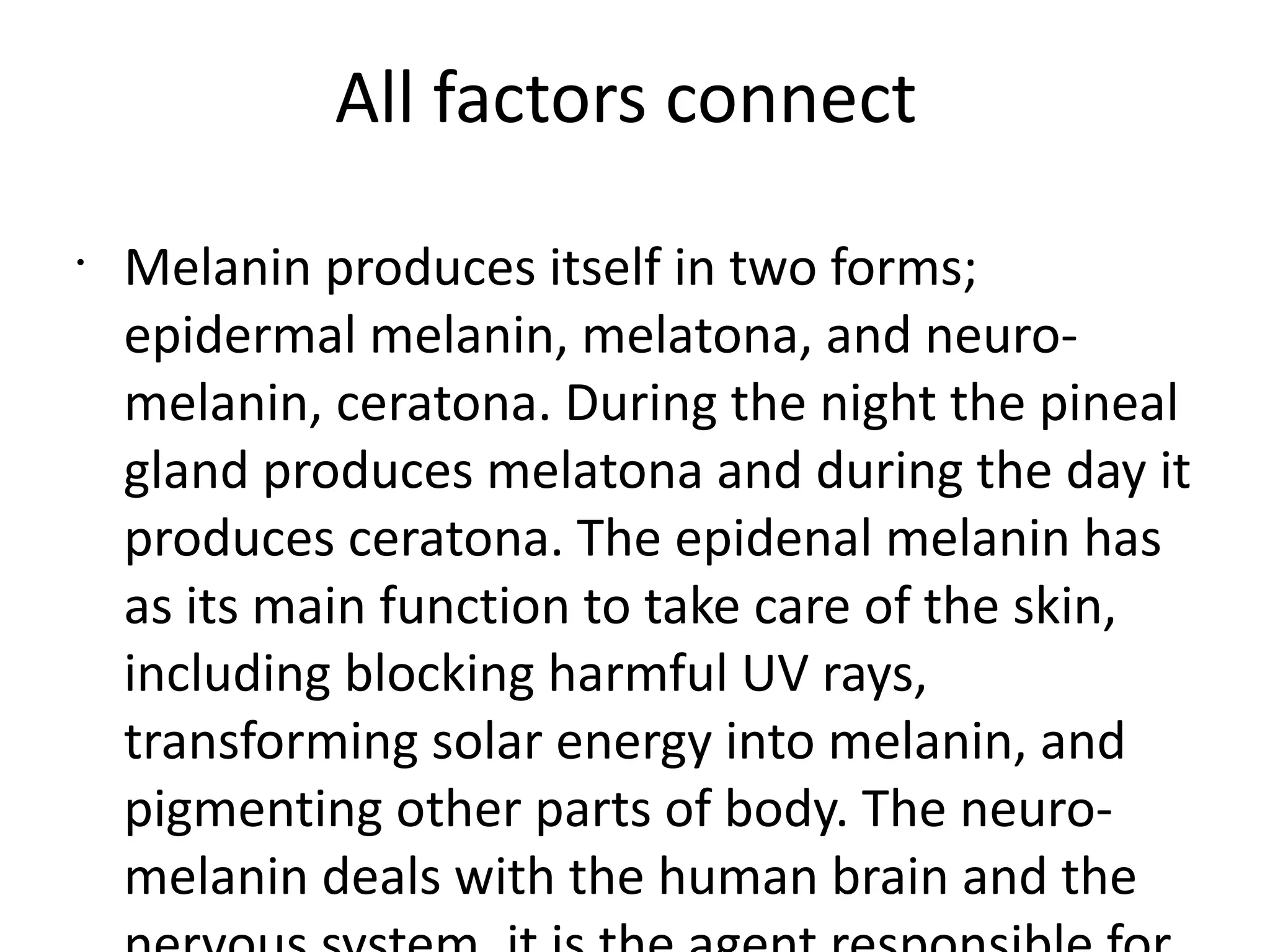 The Science of Melanin | PDF