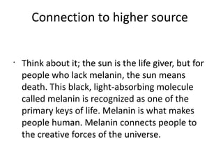 The Science of Melanin | PDF