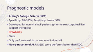 acute liver failure causes and classification | PPTX