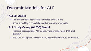 acute liver failure causes and classification | PPTX