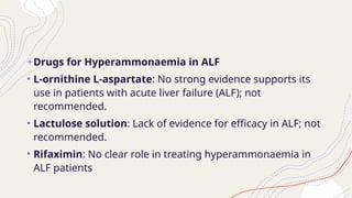 acute liver failure causes and classification | PPTX