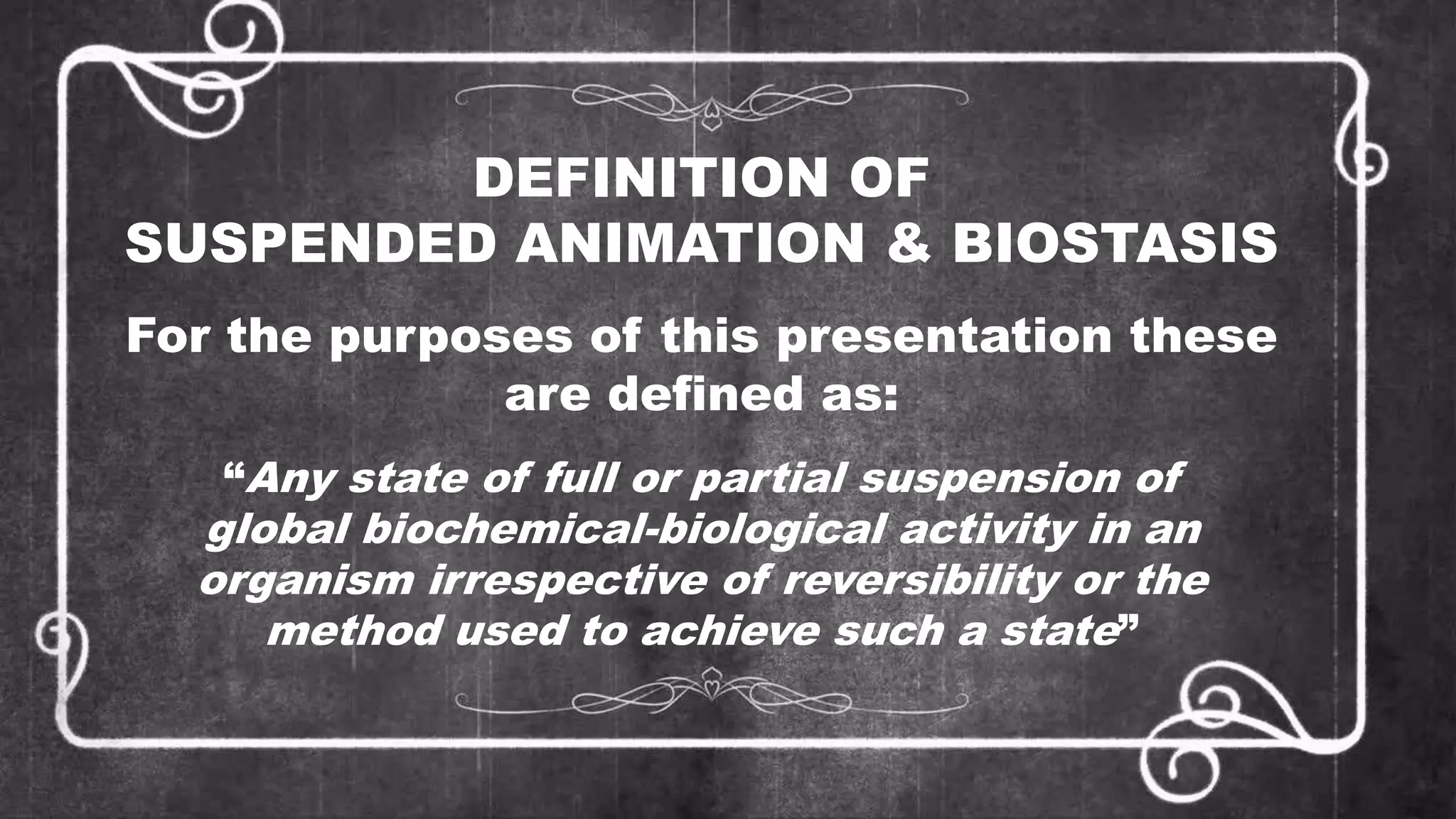 Human Suspended Animation | PPTX