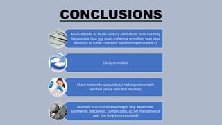 Human Suspended Animation | PPTX