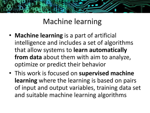 Analysis And Modelling Of Cmos Gm C Filters Through Machine Learning Ppt Free Download