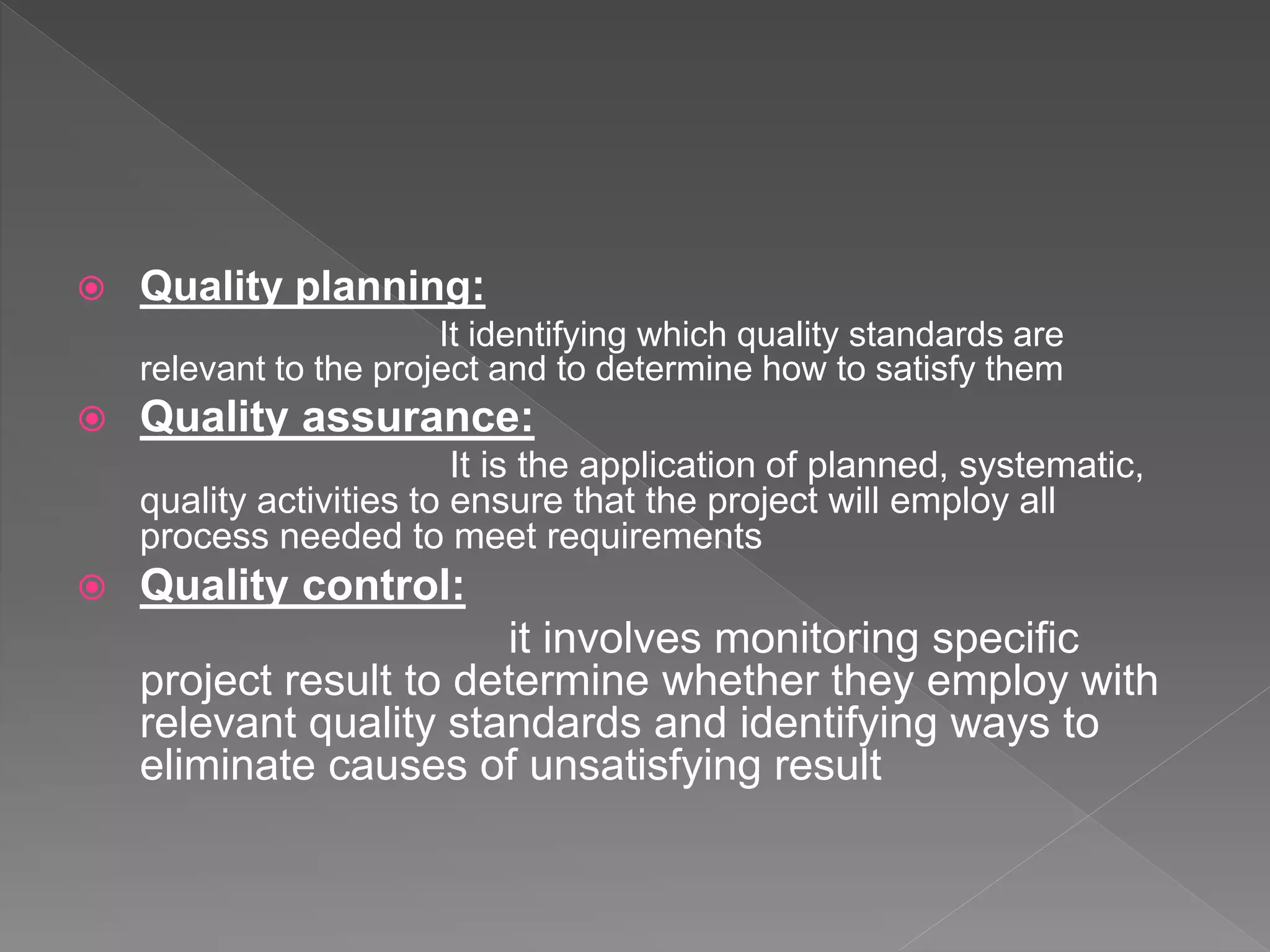 QUALITY MANAGEMENT | PPSX