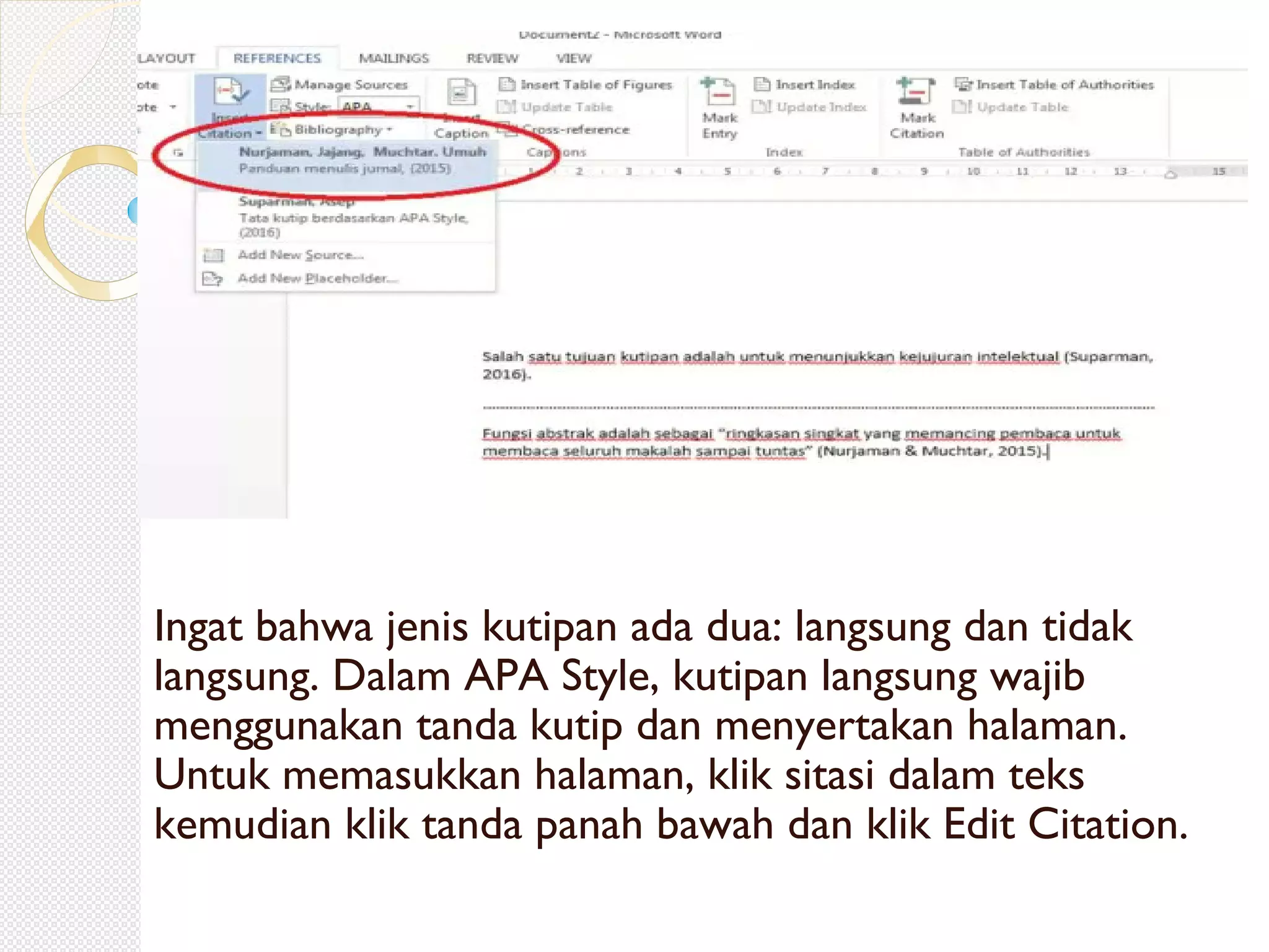 Analisis Sitasi Metode Penelitian | PPT