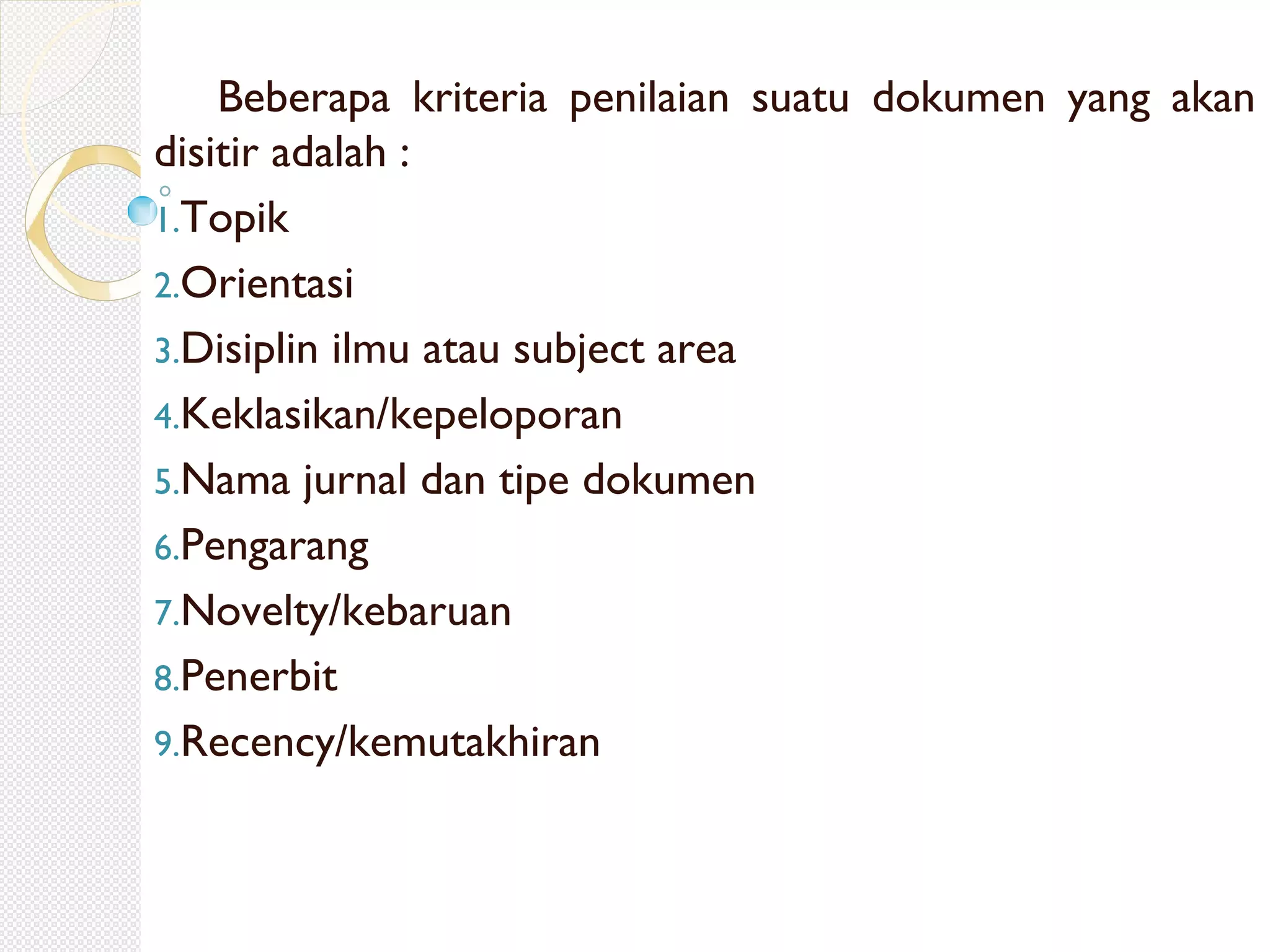 Analisis Sitasi Metode Penelitian | PPT