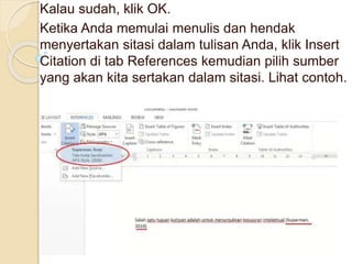 Presentation Analisis Sitasi | PPTX