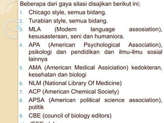 Presentation Analisis Sitasi | PPTX